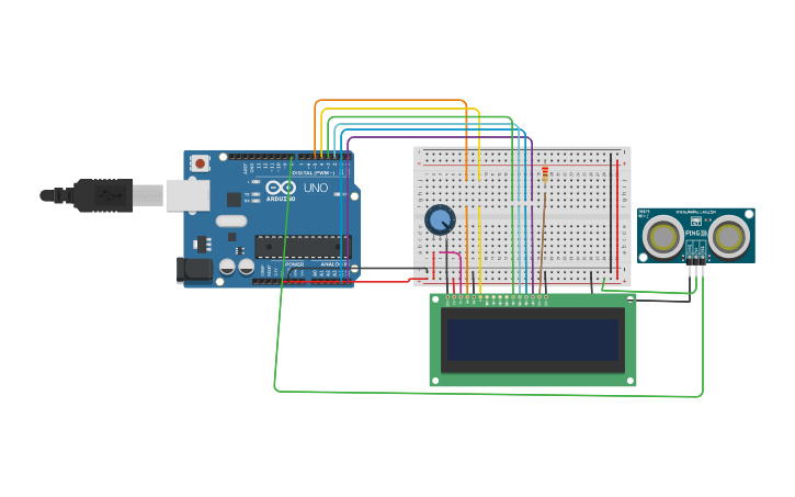 Circuit Design Copy Of Print 4x4 Keypad Input To Lcd Tinkercad 