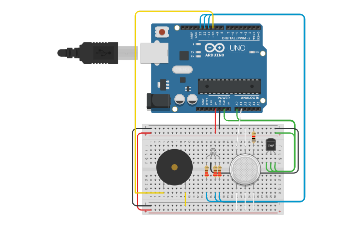 Circuit design Arduino Assessment | Tinkercad