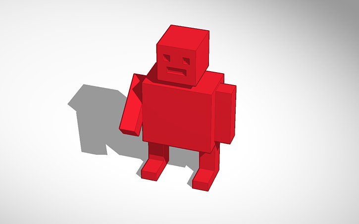 3D design Simple Robot - Tinkercad