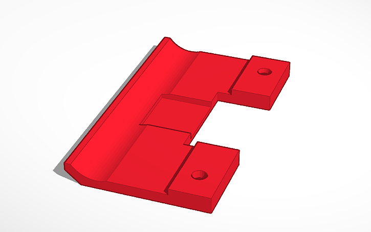 3D design 30mm Chassis Skid Plate - Tinkercad