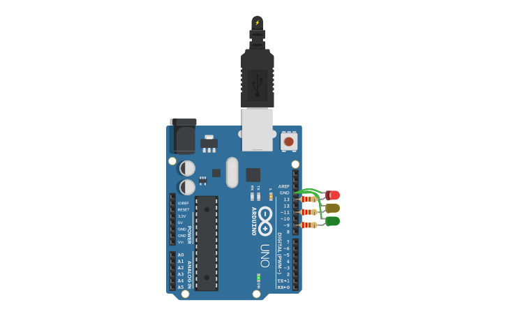 Circuit design Ejercicio clase 2 - Tinkercad