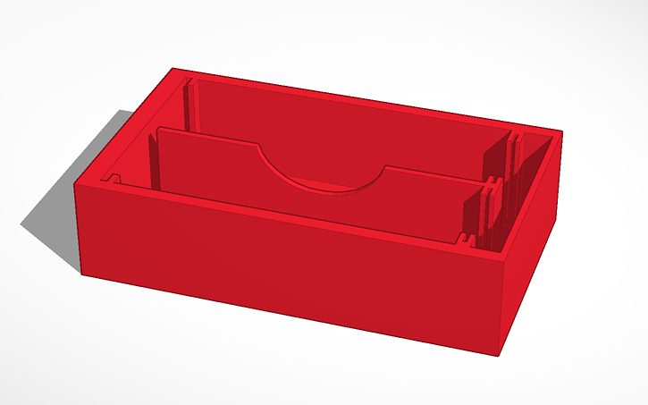 3D design Battery Box AA - Tinkercad