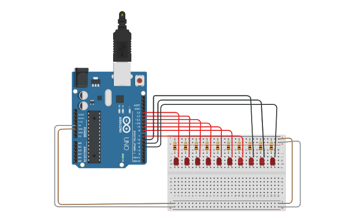 Circuit design Super Máquina - Pedro de Lima Nascimento 2ºDSA | Tinkercad