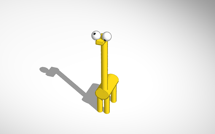 3D design GirafFE - Tinkercad