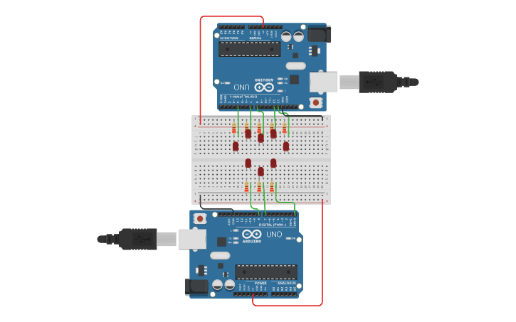 Circuit design heart - Tinkercad