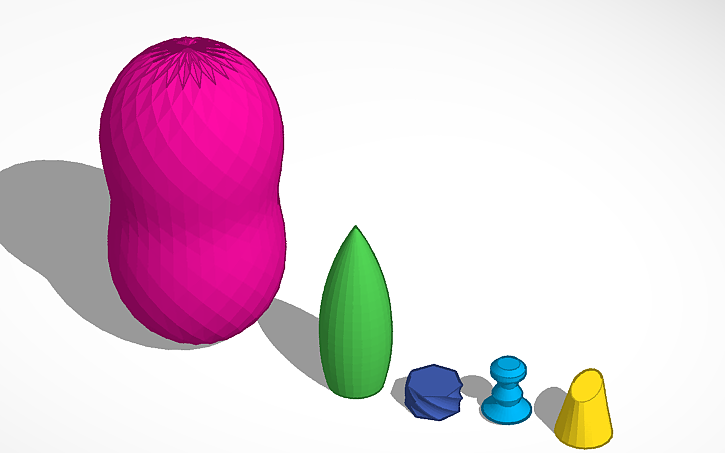 3D design Parametric Shapes - Tinkercad