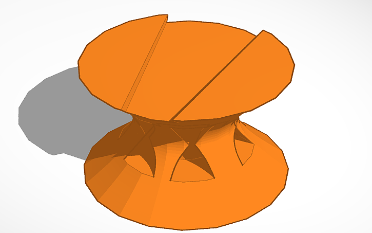 3D design Chop Stick Tower 4 - Tinkercad