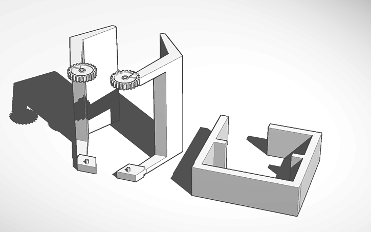 3D design Robotics hand - Tinkercad