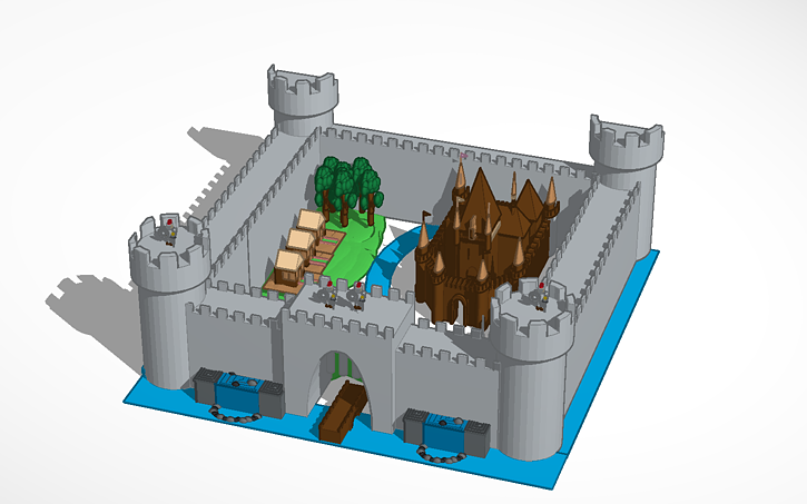 3D design Castle | Tinkercad