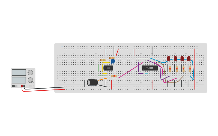 Circuit Design 555 Timer Clock Tinkercad