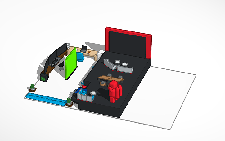 3d Design Gaming Setupbest Tinkercad 