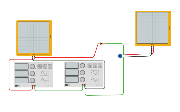 Circuit design RC Filter - Tinkercad