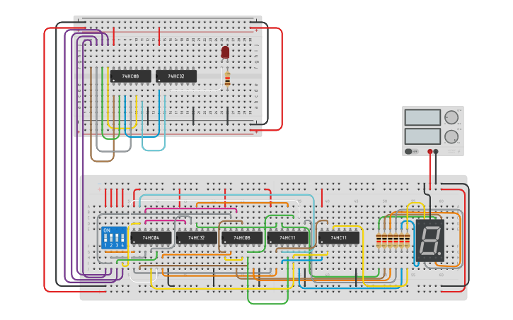 Circuit Design Trabajo Grupal Arquitectura Tinkercad