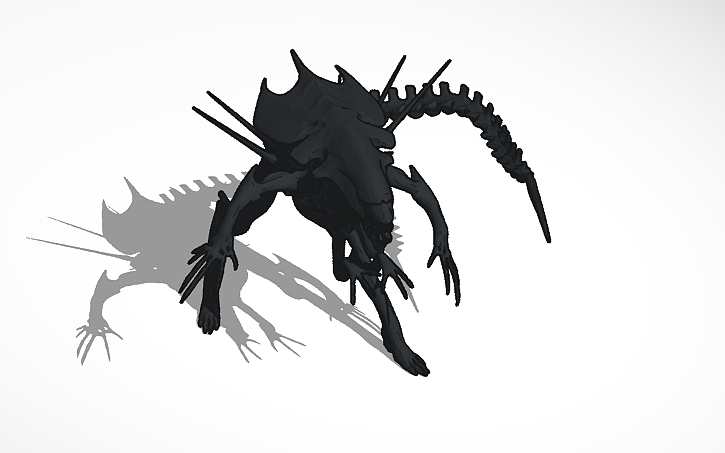 3D design Alien Queen - Tinkercad