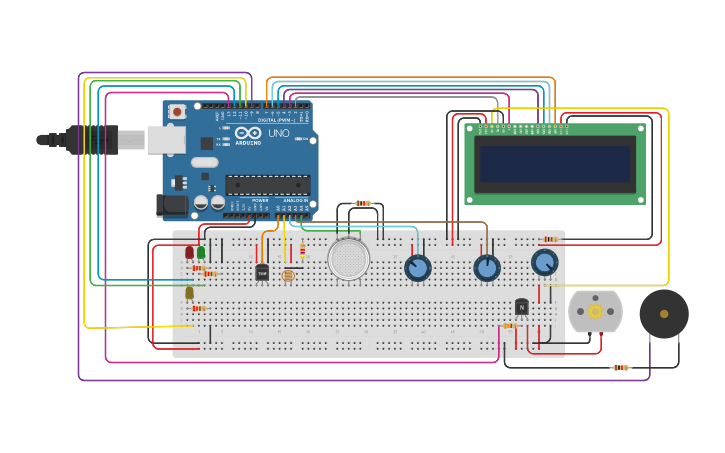 Circuit design Greenhouse System based on Temperature, Humidity, Light ...