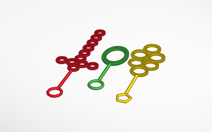 3D design Bubble Wands Design Challenge - Tinkercad