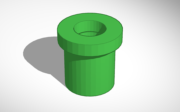 3D design Mario Warp Pipe | Tinkercad