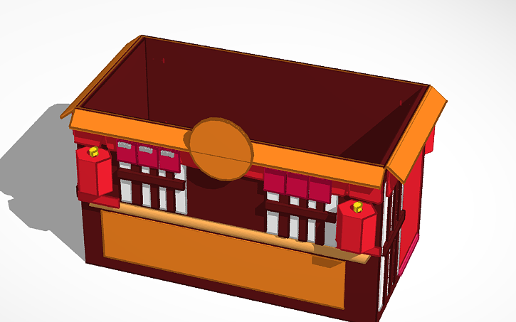 3D design HiTech Carnival Food Stand - Tinkercad