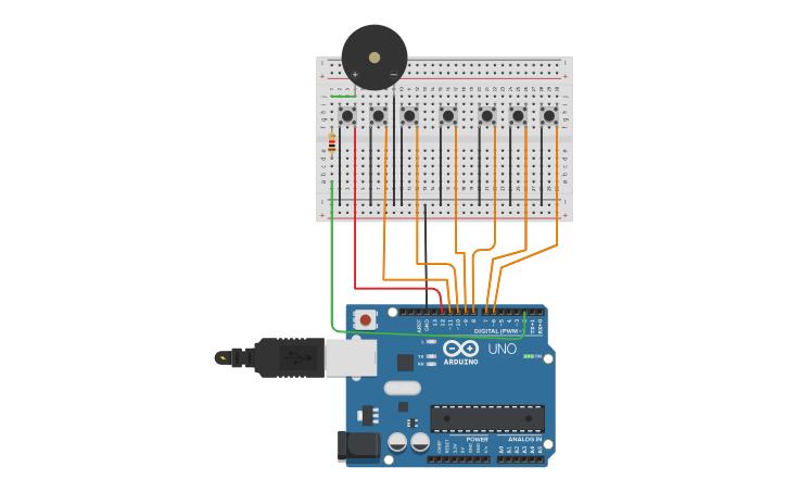 Circuit Design Interface Push Button Speakerbuzzer With Arduino 