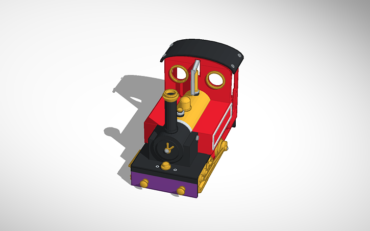 3D design Steam Engine - Tinkercad