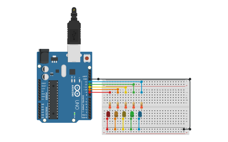 Circuit design desafio 3 - Tinkercad
