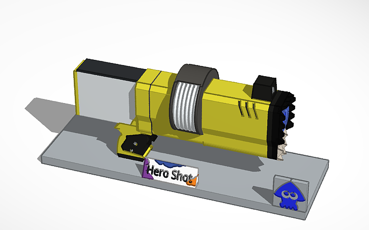 3D design Splatoon Hero shot | Tinkercad