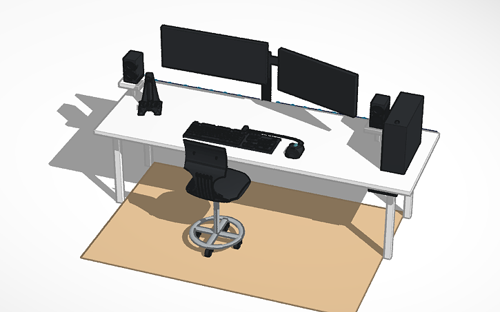 3D design Pc Setup - Tinkercad