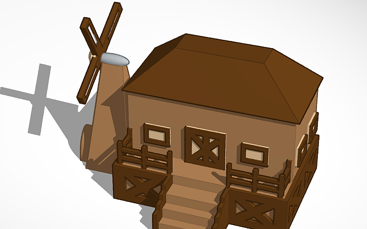 3D design Windmill House | Tinkercad