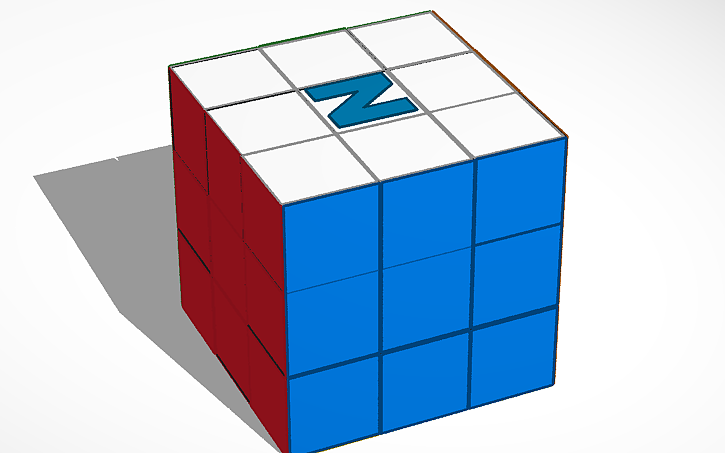 3D design Tarea 3 D3D Cubo Rubik - Tinkercad