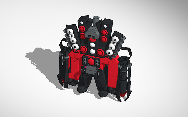 3D design titan speakerman upgrade - Tinkercad