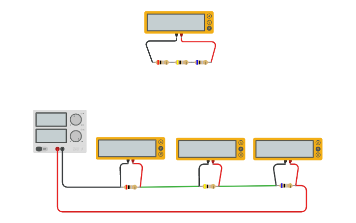 Circuit design Ejem serie | Tinkercad
