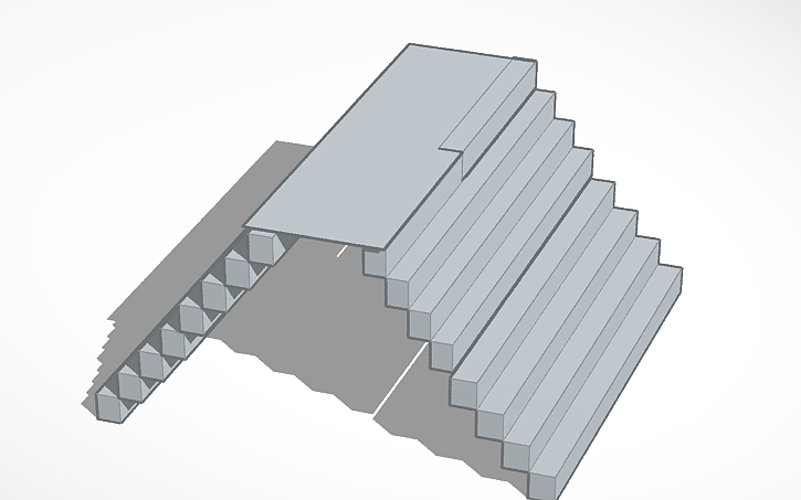 3D design Stair - Tinkercad