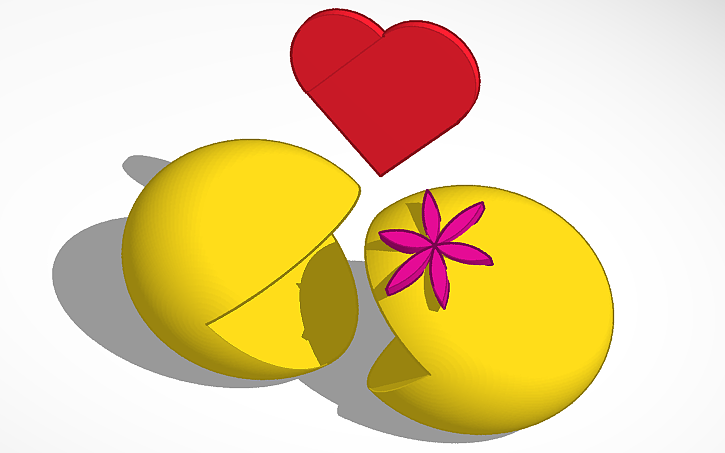 3D design pacman wedding | Tinkercad
