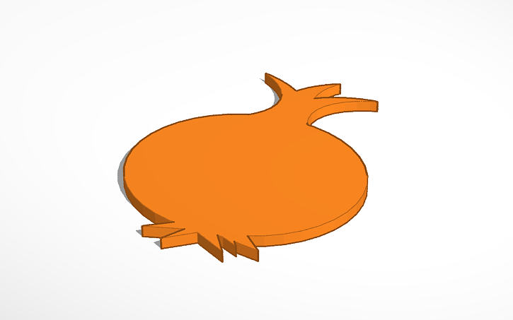 3D design Onion - Tinkercad