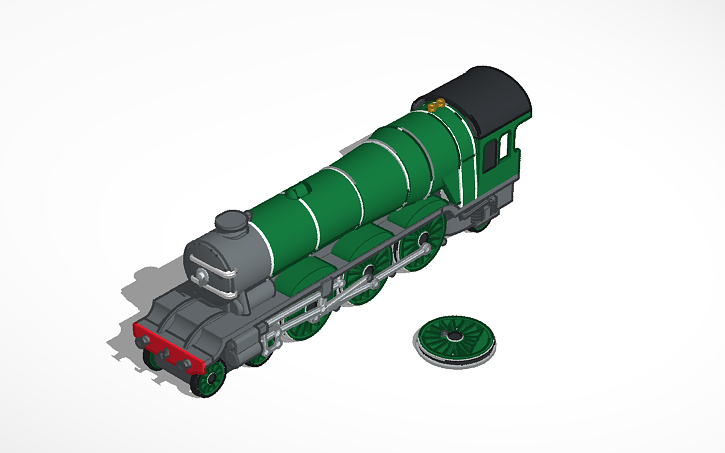 3D design Flying Scotsman (no Tender) | Tinkercad