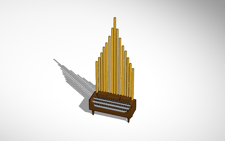 3D design Pipe Organ - Tinkercad