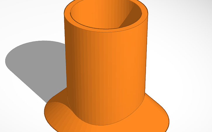3D design Blow pipe end - Tinkercad