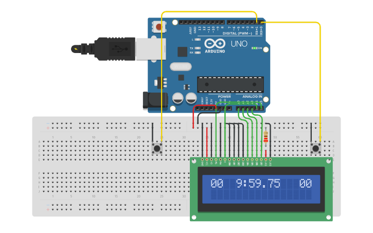 Circuit design Atividade 5 | Tinkercad
