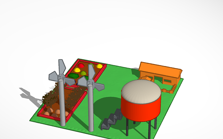 3D design Vertical farm. - Tinkercad