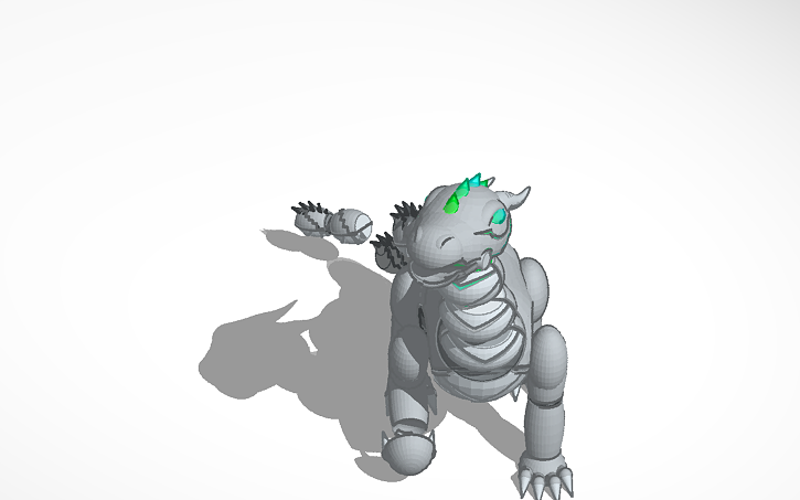 3D design Lizard - Tinkercad