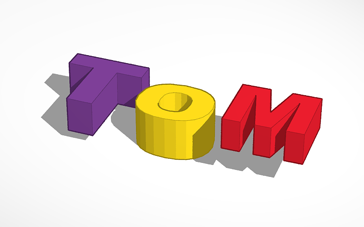 3D design Tech Homework Tom Adamson - Tinkercad