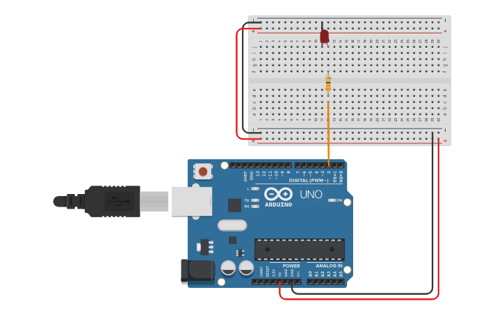 Circuit design led | Tinkercad
