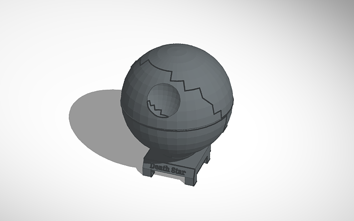 3D design Death Star - Tinkercad