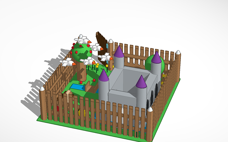 3D design Nayab-Wasif's picket fence - Tinkercad