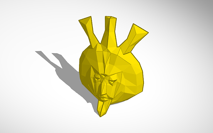 3D design Dagoth Ur Mask | Tinkercad