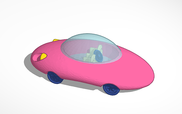 3D design Future Car Body - Tinkercad