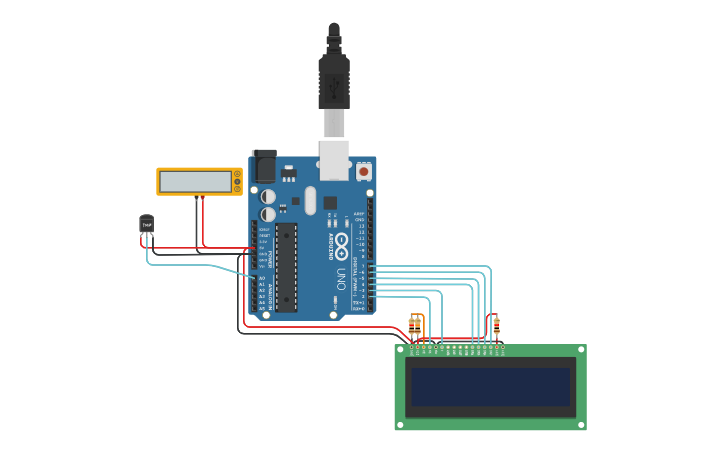 Circuit design 24_05_2021_TAREFA: Bibliotecas: LiquidCrystal.h - Tinkercad