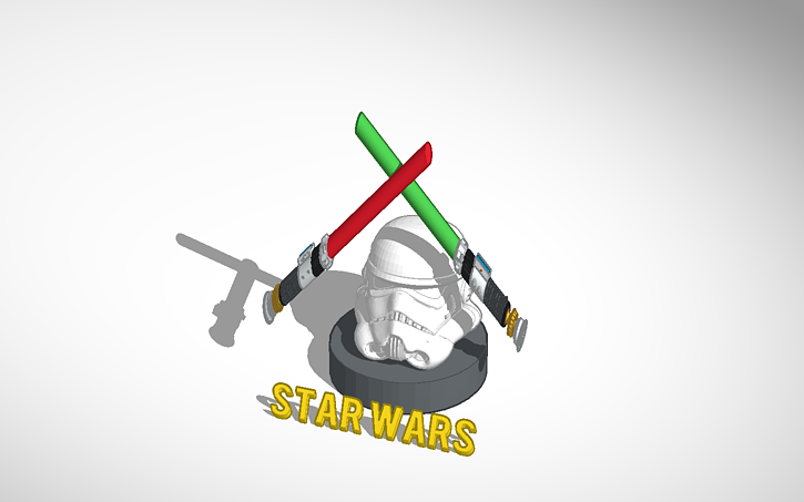 3D design Stormtrooper !!! - Tinkercad