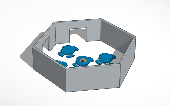 3D design Among us Cafeteria - Tinkercad