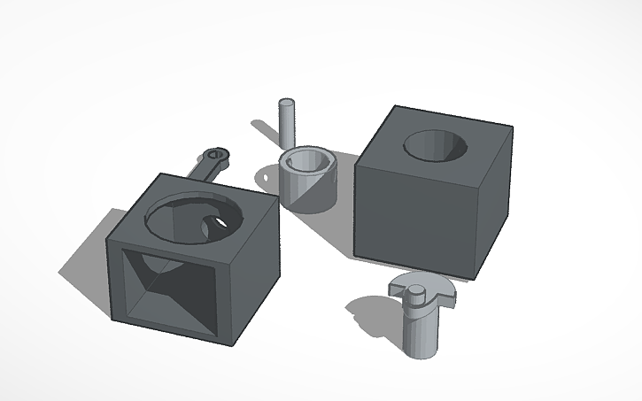 3D design piston engine [working] - Tinkercad